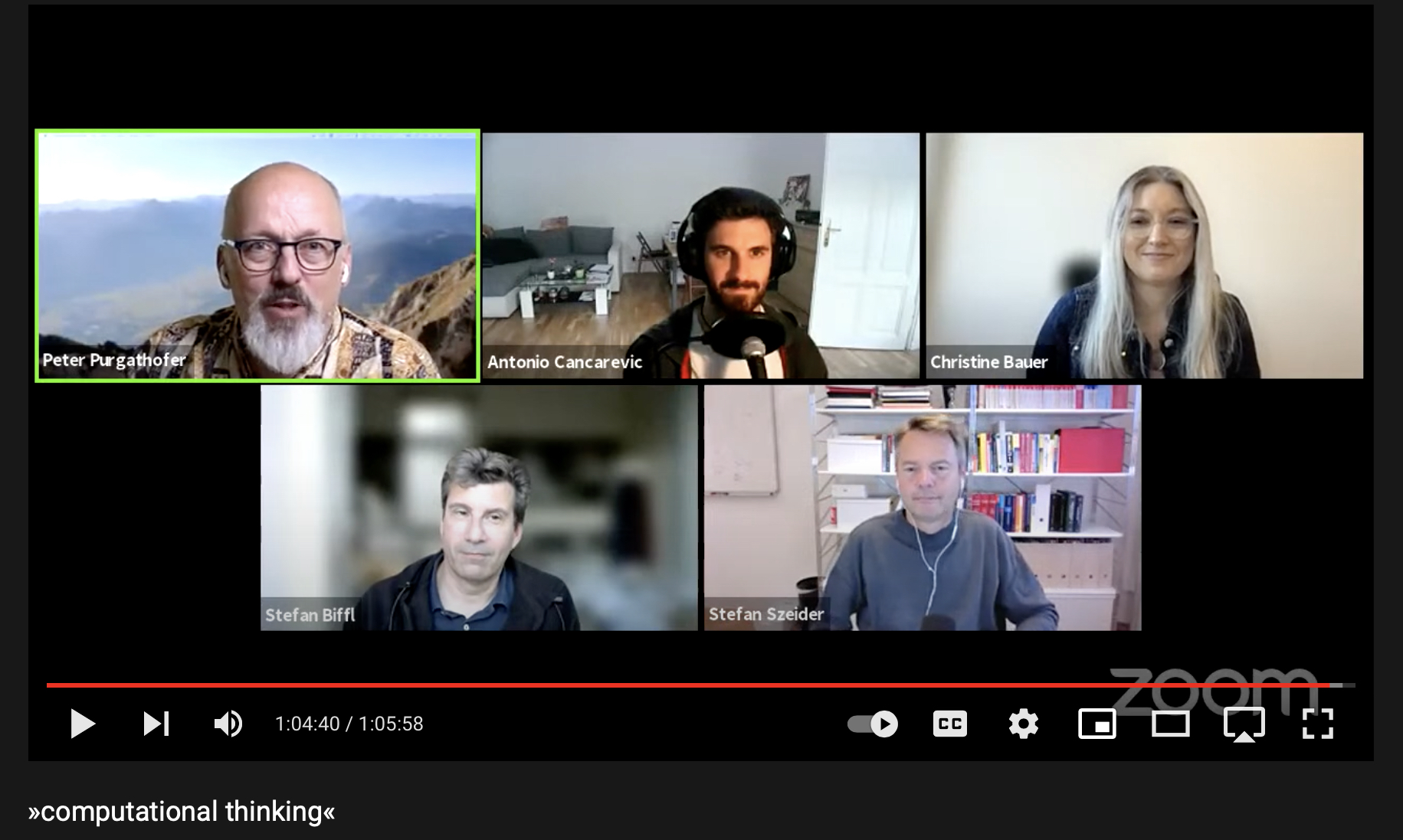 Computational Thinking | Christine Bauer